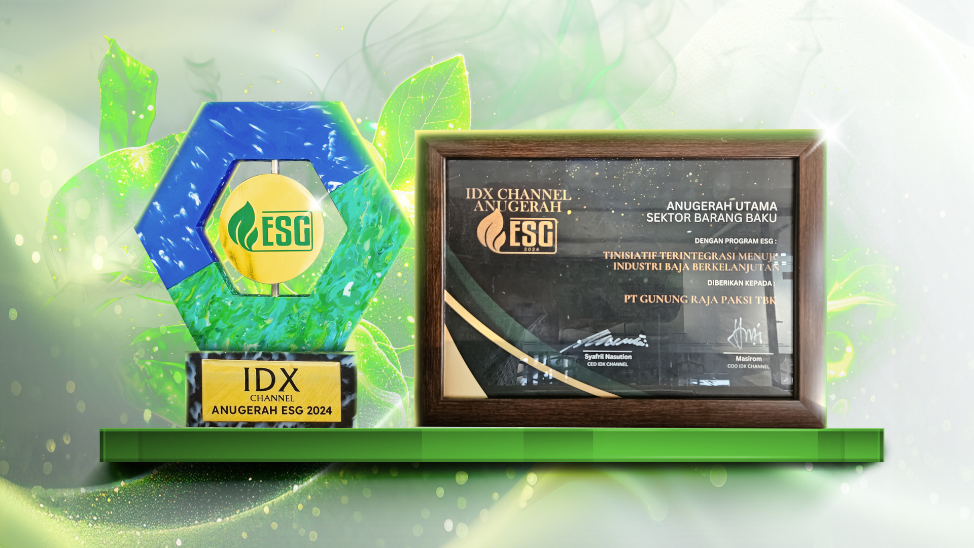 Wins ESG Award 2024, Recognizing GRP's Sustainability Efforts - PT ...