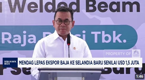 Mendag Lepas Ekspor Baja Ke Selandia Baru Senilai USD 1,5 Juta - PT Gunung Raja Paksi Tbk